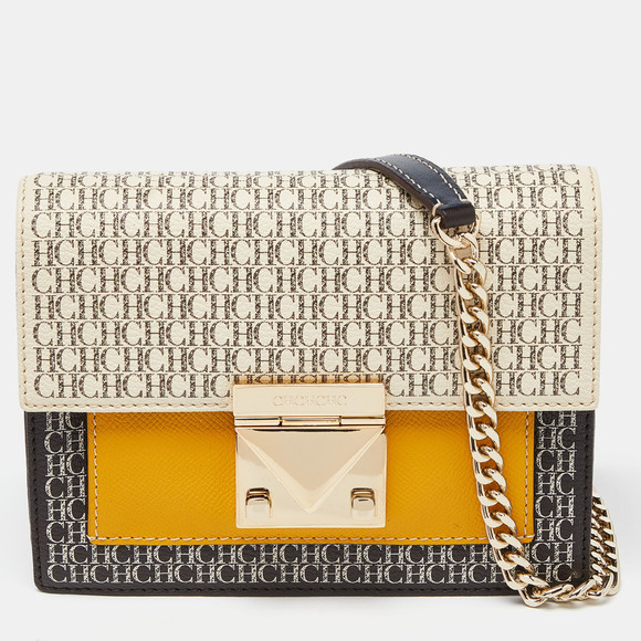 Carolina Herrera | Bags | Ch Carolina Herrera Multicolor Monogram ...